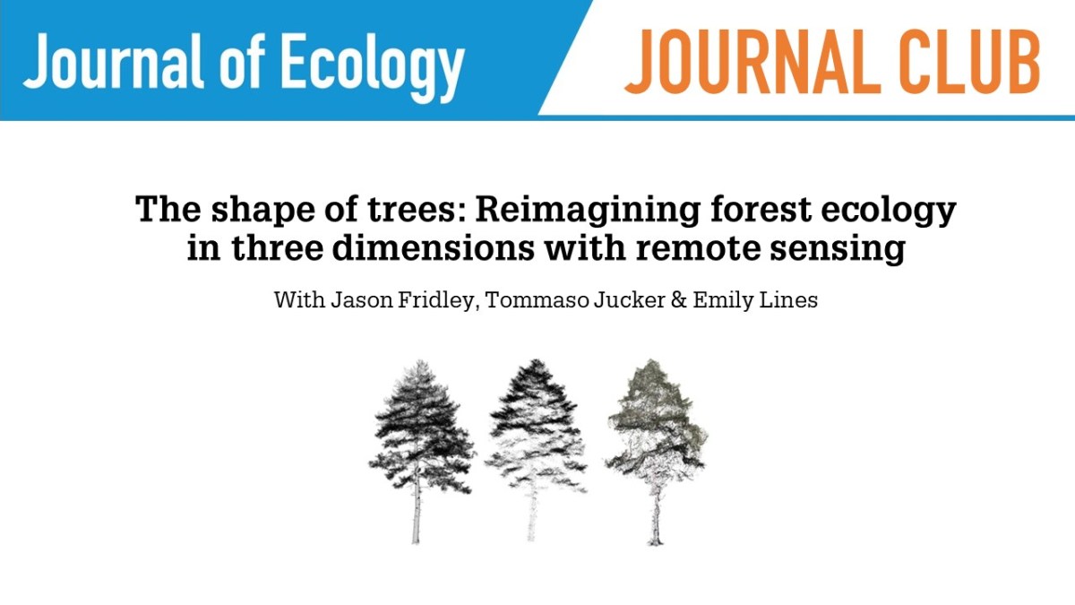 📚JOURNAL CLUB: Reimagining forest ecology in 3D with remote sensing